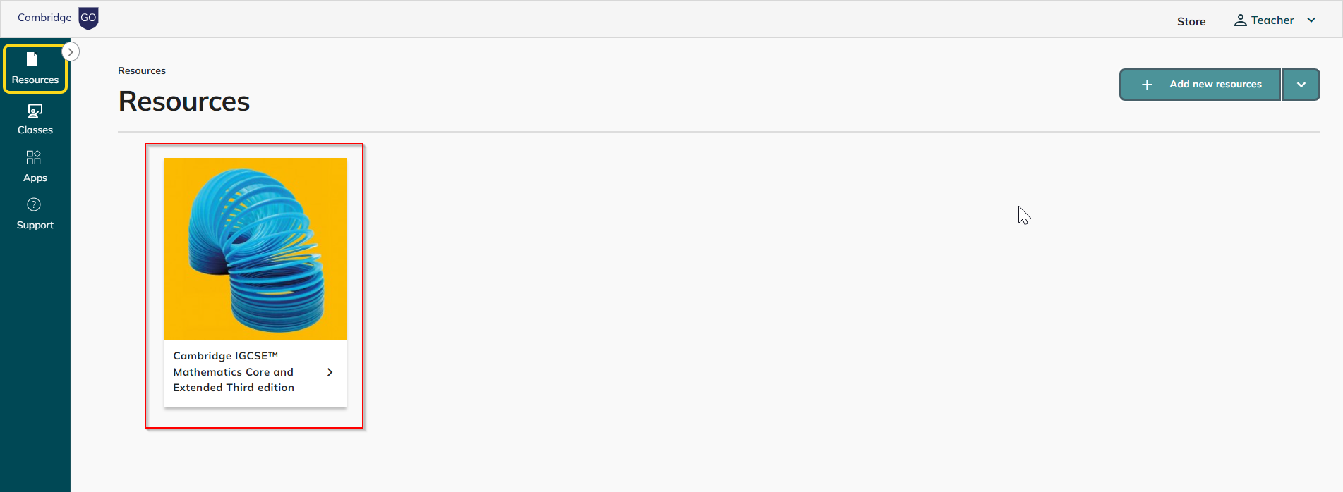 How to activate resources using a code from a book or a card – Cambridge GO