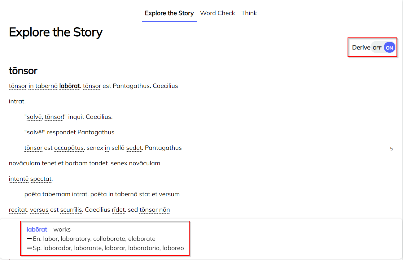 How to use Explore the story – Cambridge GO