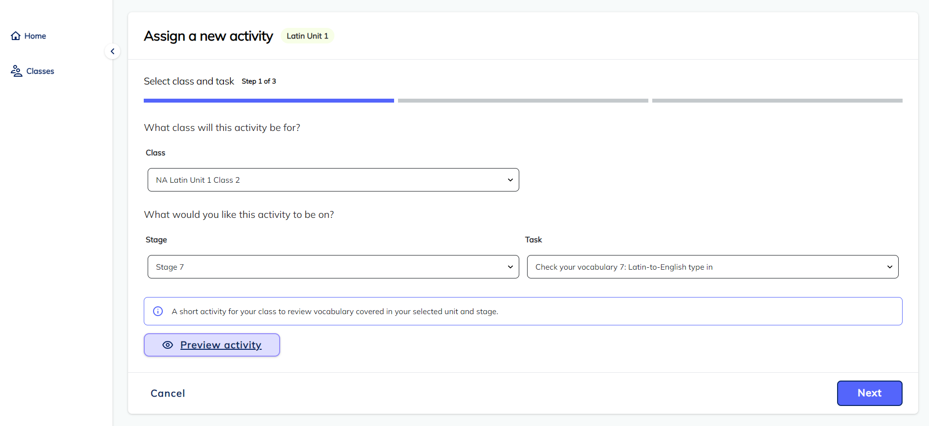 How do I assign an activity? – Cambridge GO